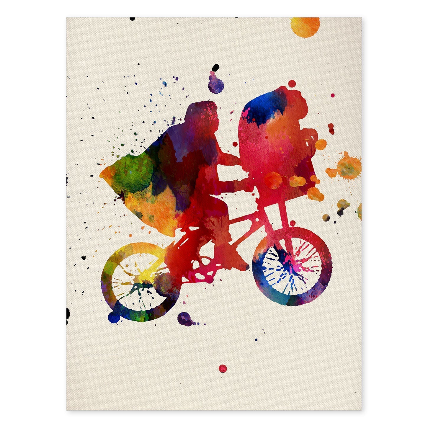 Affiche Et Avec Conception D'aquarelle. Mélange De Draps Avec Le Style Nègre Acuarela A4 Avec ...