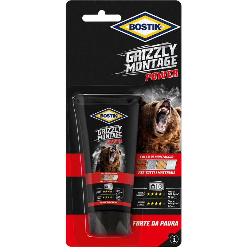 BOSTIK GRIZZLY MONTAGE PUISSANCE 100 G BLISTER | Leroy Merlin