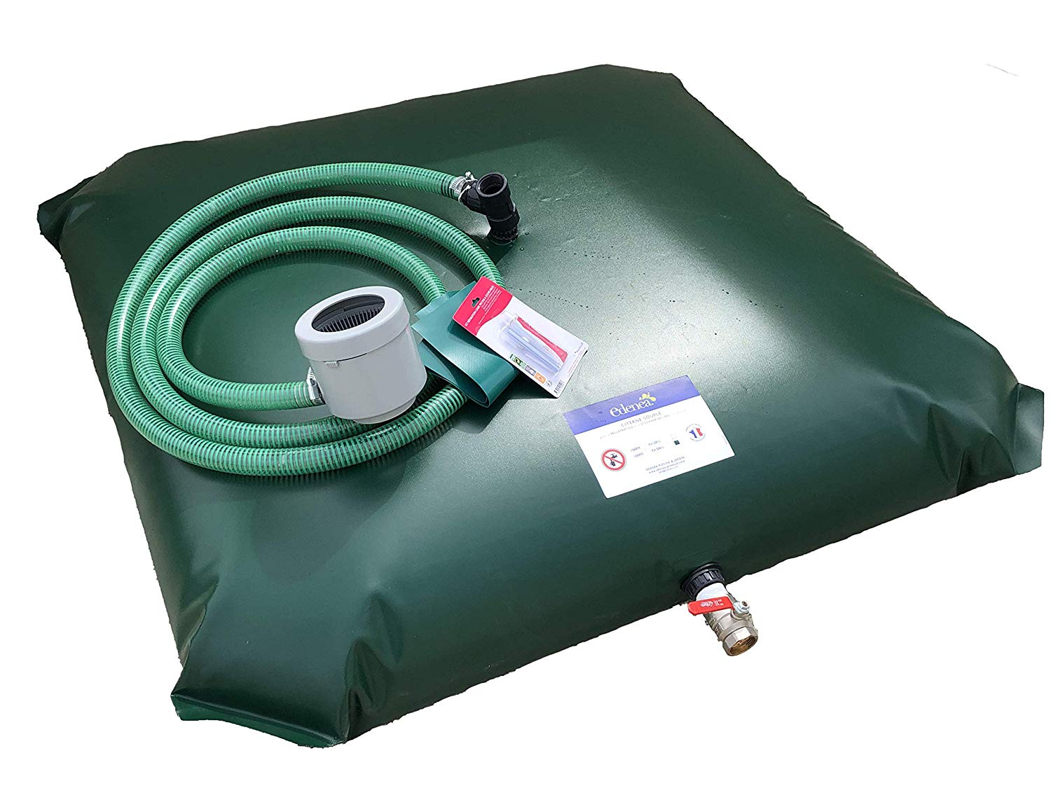 Kit Citerne Souple Récupérateur Eau de Pluie 500 Litres - Edenea ...
