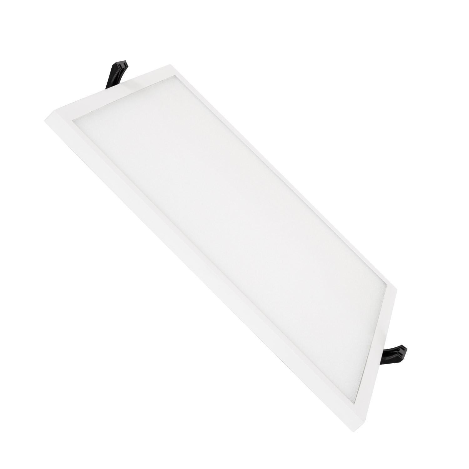 Dalle LED 30W Carrée High Lumen Coupe Ø 200 mm, 4000K Blanc neutre, PC ...