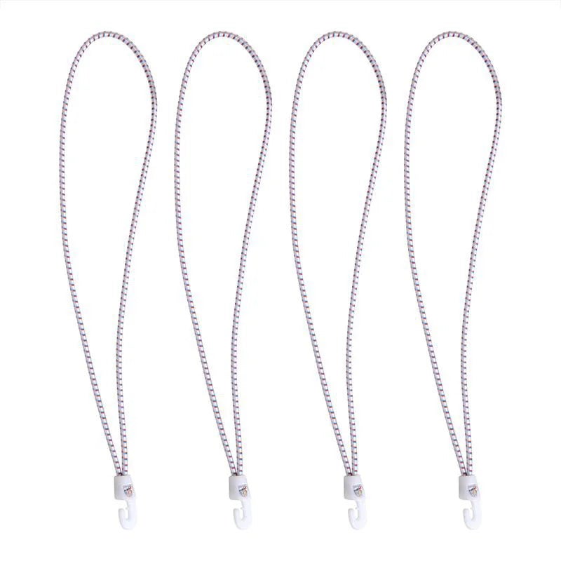 Sandow à Crochet Nylon, 4 Pièces Dans Poche, 35cm, Blanc | Leroy Merlin