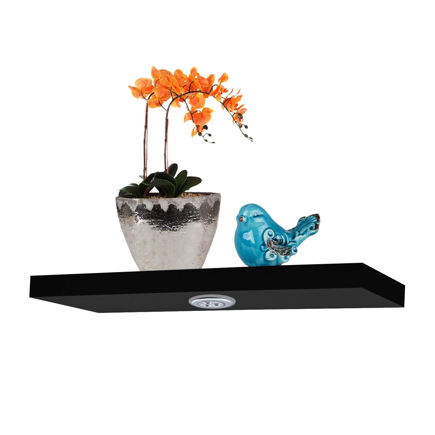 Estantes de diseño de pared con luces LED. Set de estanterías ...