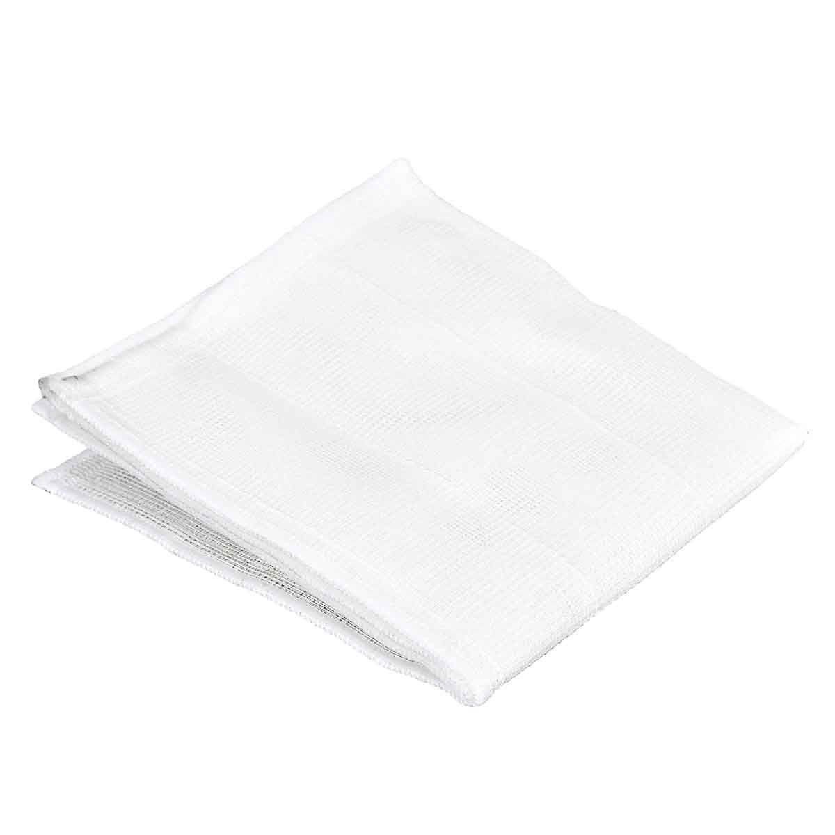 Torchon Magique "Fibre Naturelle" 30x30cm Blanc | Leroy Merlin