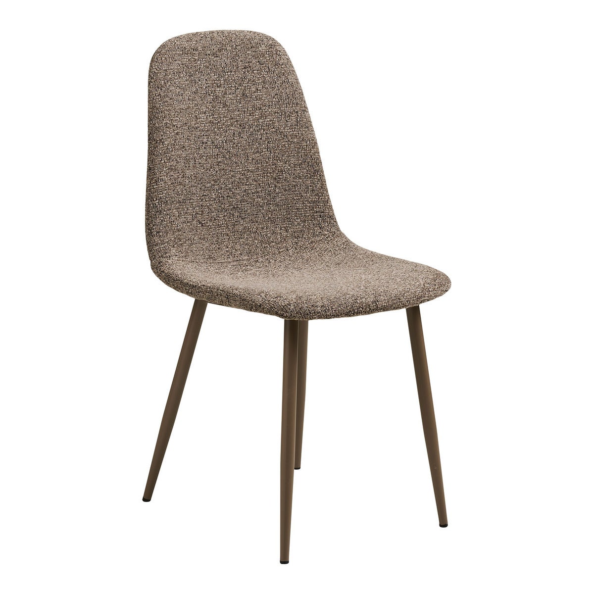 Lot de 2 Chaises Stockholm,Tissu,Marron,Kendra Home | Leroy Merlin