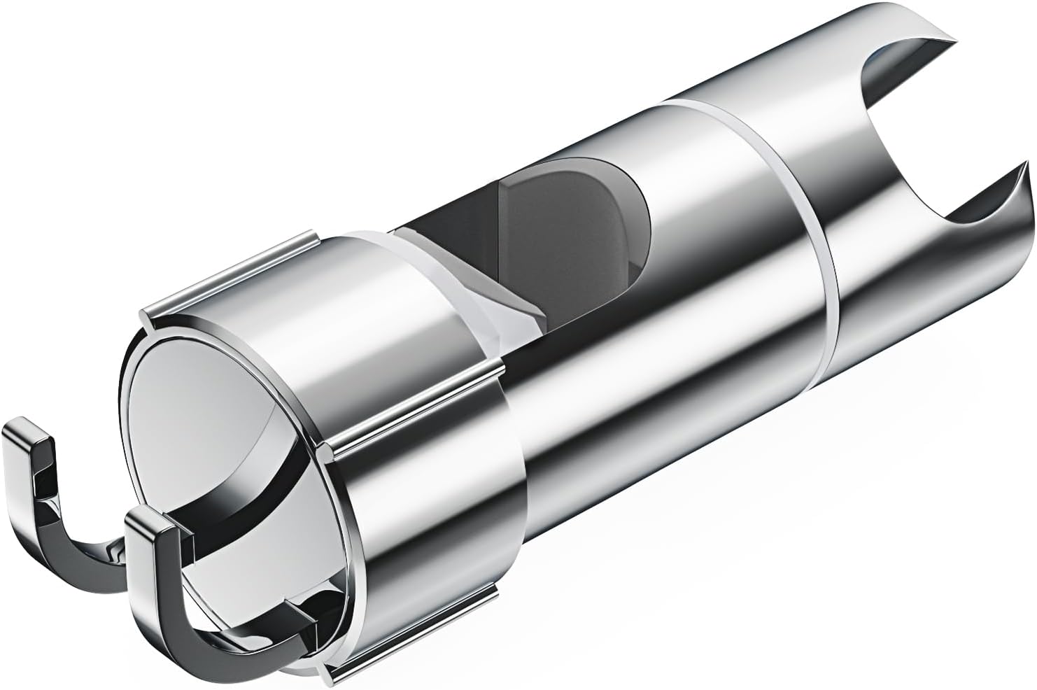 Support de douche réglable avec 2 crochets pour barres de douche de 18 ...