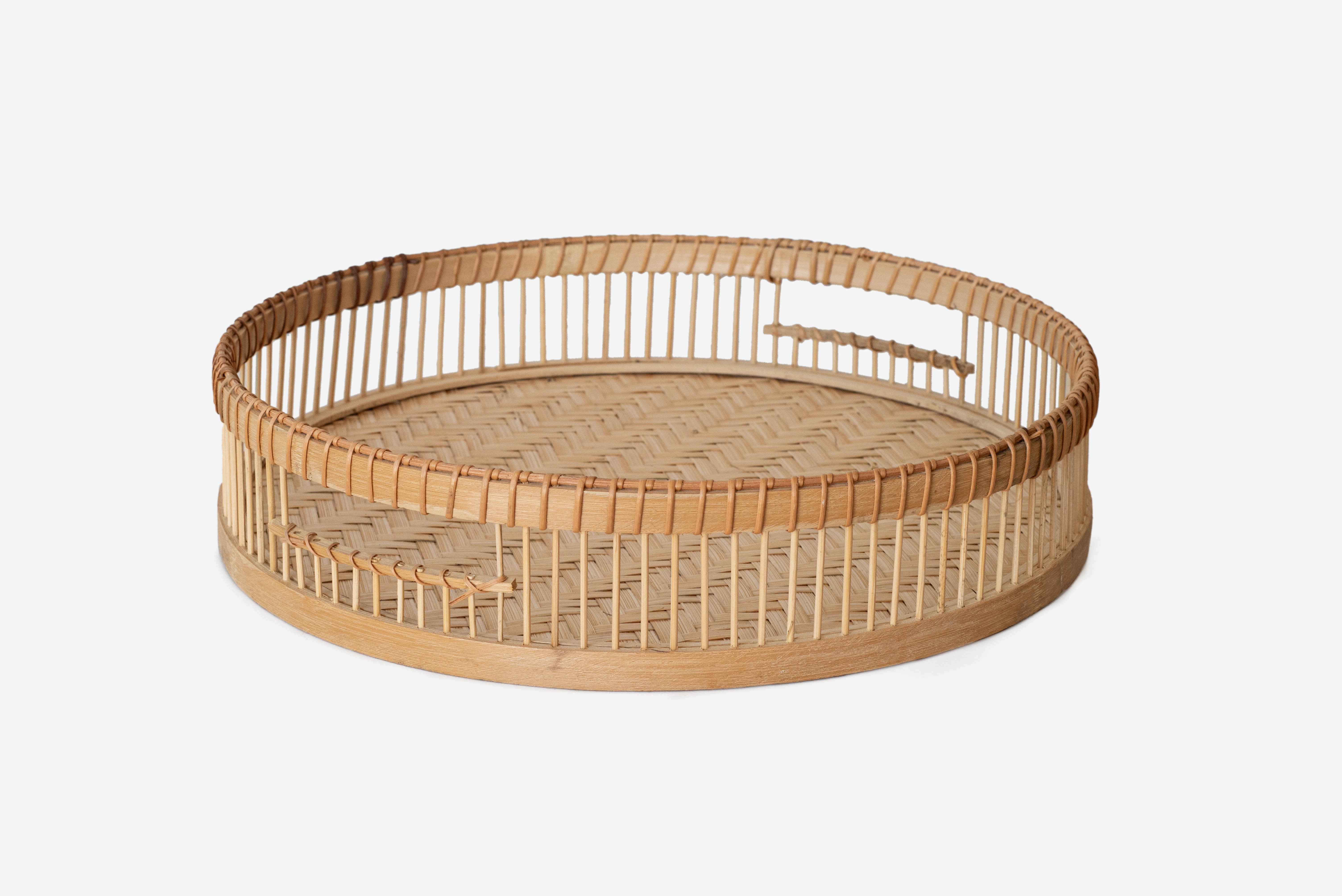 PLATEAU ROND EN BAMBOU Ø34X9CM | Leroy Merlin