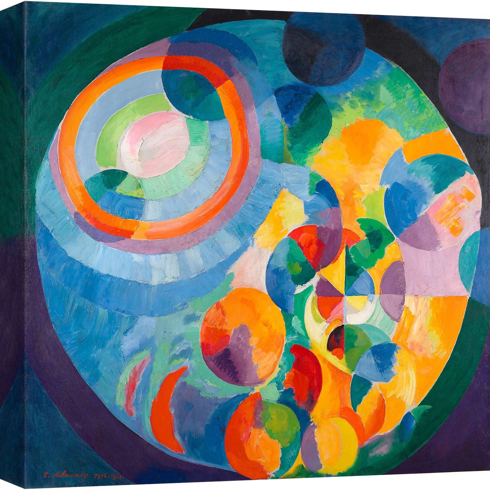 Tableau sur toile - Robert Delaunay - Formes circulaires. Soleil, Lune ...