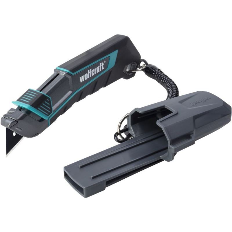 Cúter de seguridad con funda y cordón | Leroy Merlin