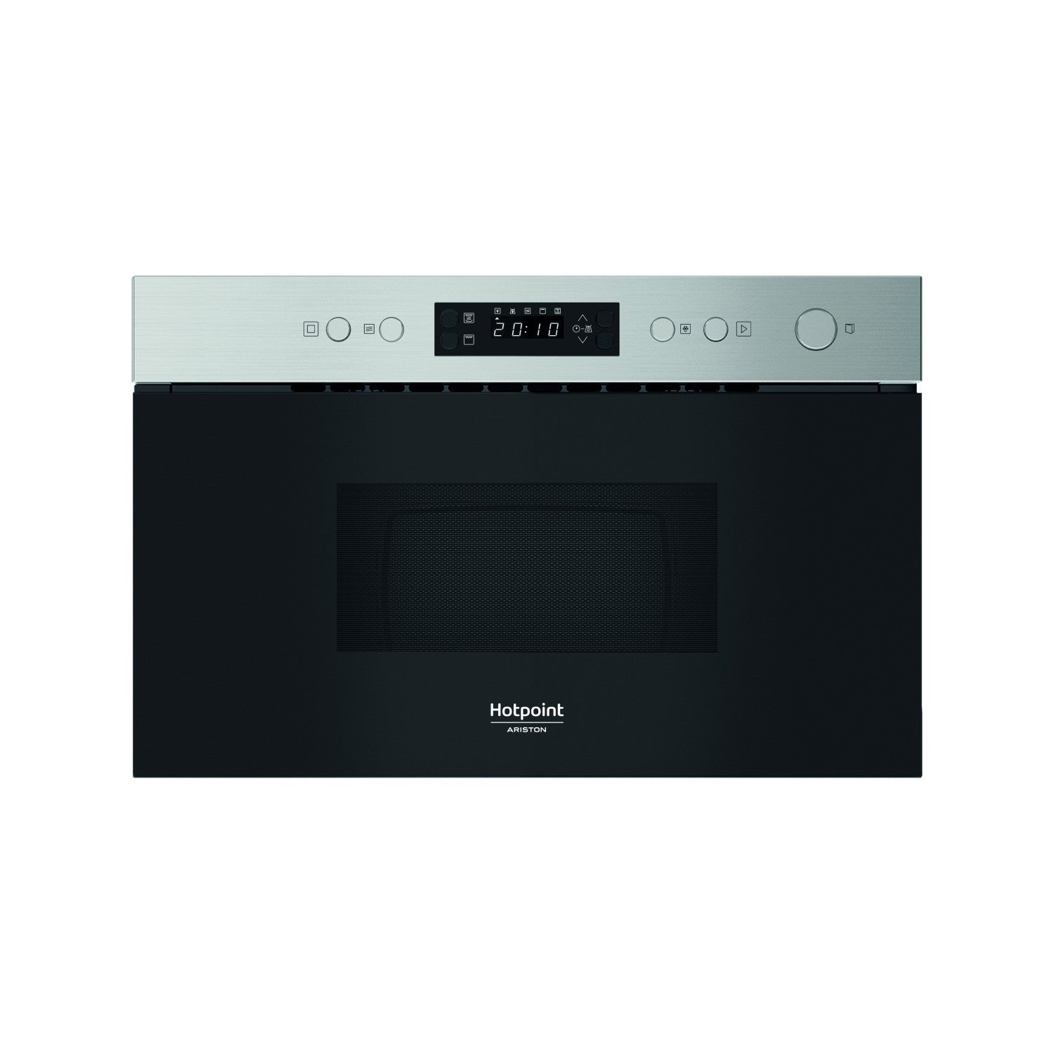 Hotpoint HAM K12C X Noir, Acier inoxydable Micro-ondes grill Intégré 22 ...
