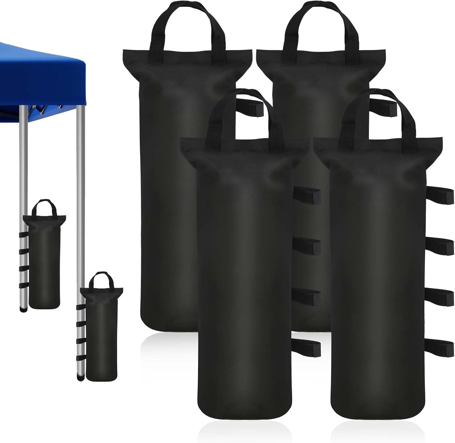 Lot de 4 Sacs de Sable pour tonnelle, Sable Haute Performance 600D ...