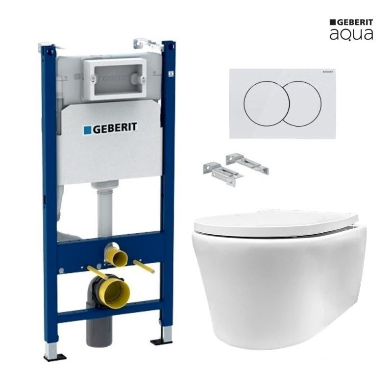 BASTIDOR GEBERIT DUOFIX CISTERNA EMPOTRADA Y PULSADOR DELTA 01 BLANCO ...