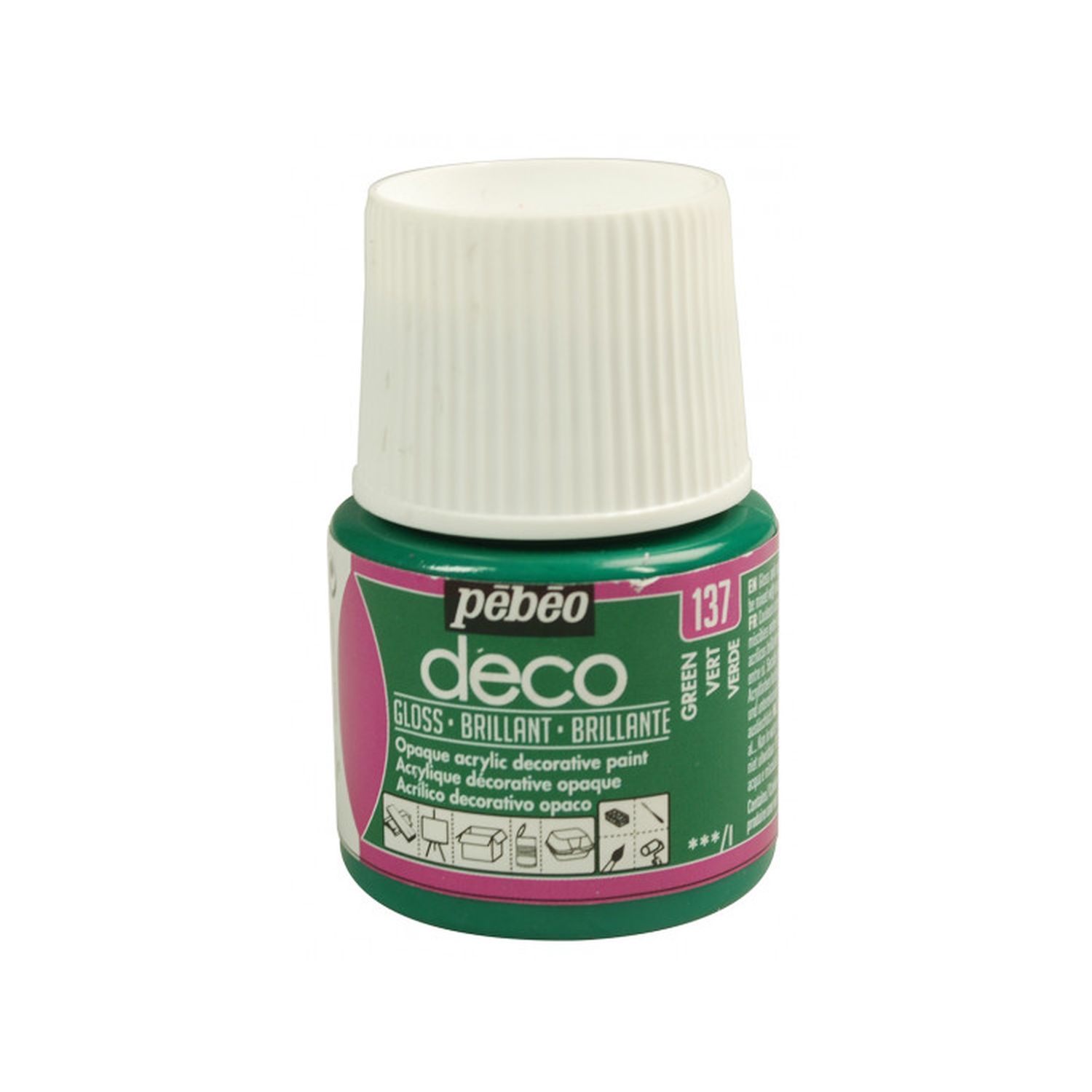 Vernice acrílica opaca brillante - Verde - 45 ml | Leroy Merlin