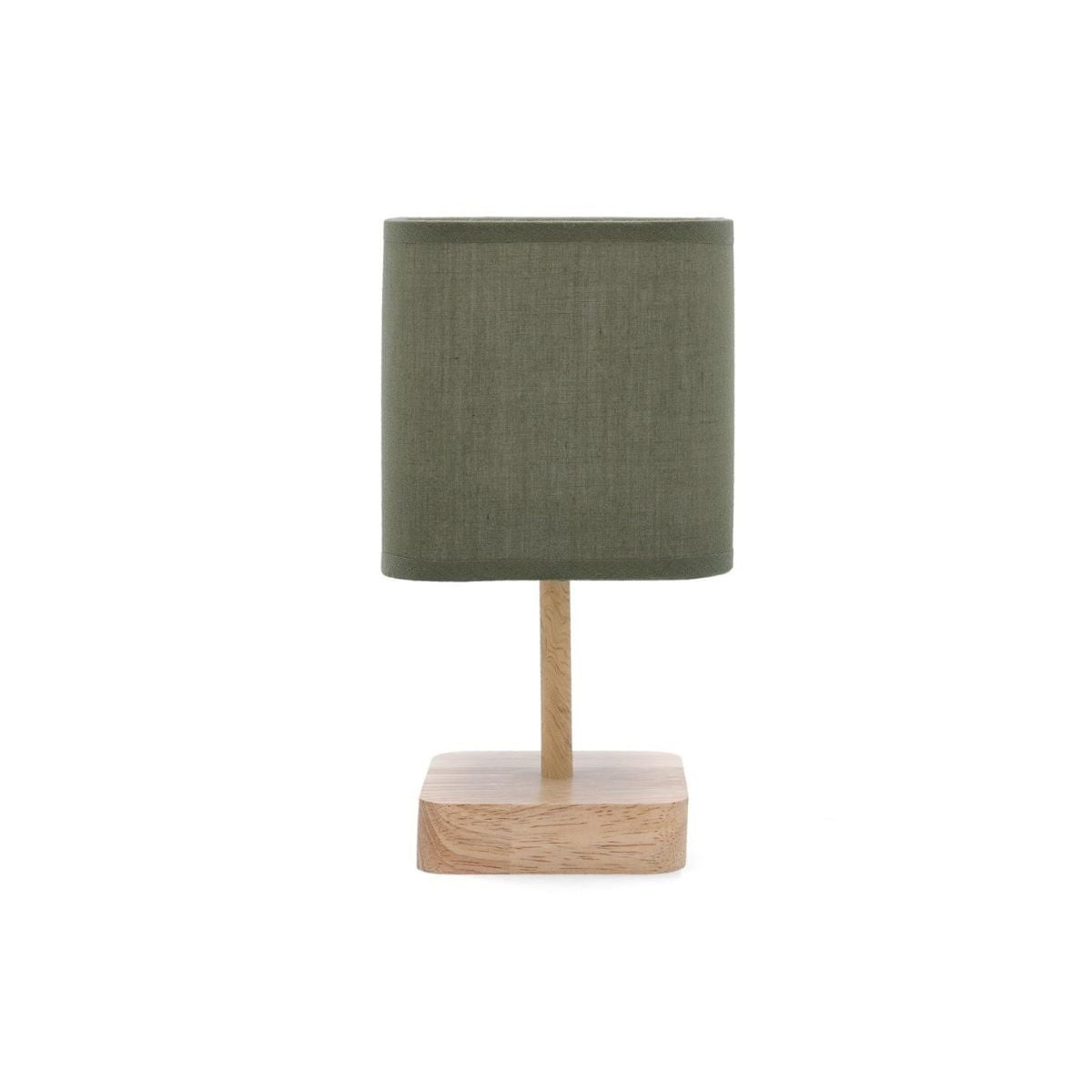 Lámpara de mesa Nora Vinthera natural/verde 23x13 cm | Leroy Merlin
