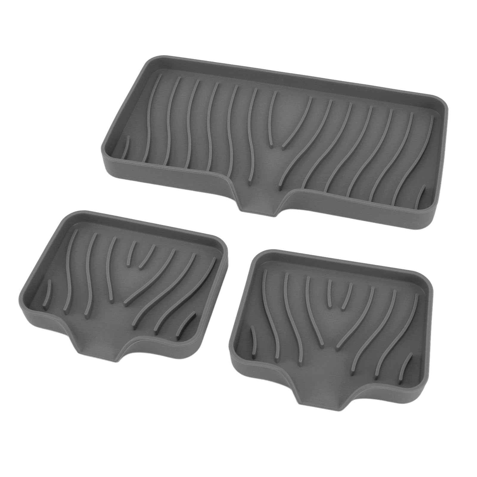 Portasapone da cucina, in silicone, per lavandino, da appoggio, porta spugna per bagno e ...