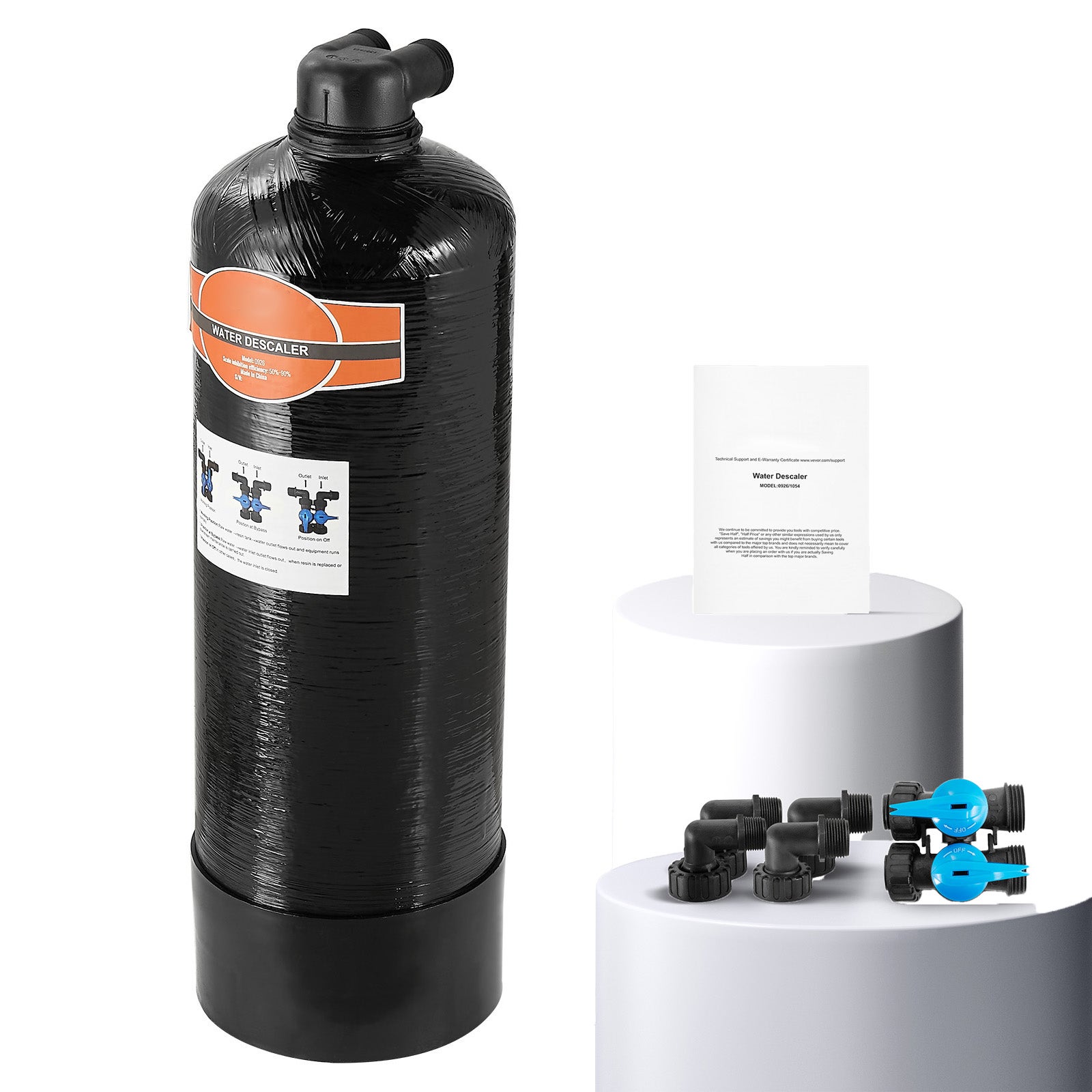 SucceBuy Descalcificador sin sal toda la casa – Filtro agua para agua municipal, capacidad ...