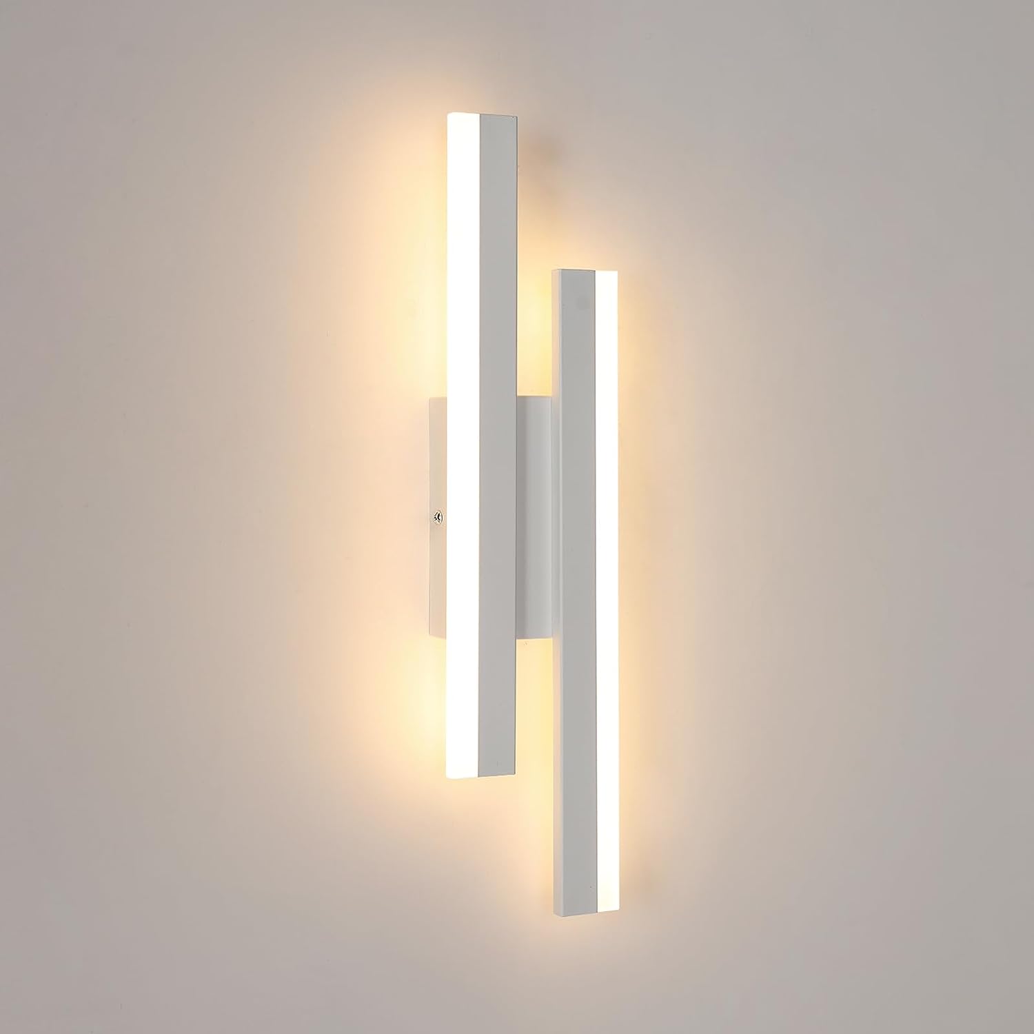GOECO Aplique LED Moderno Líneas Aplique pared Blanco Cálido 3000K Para ...