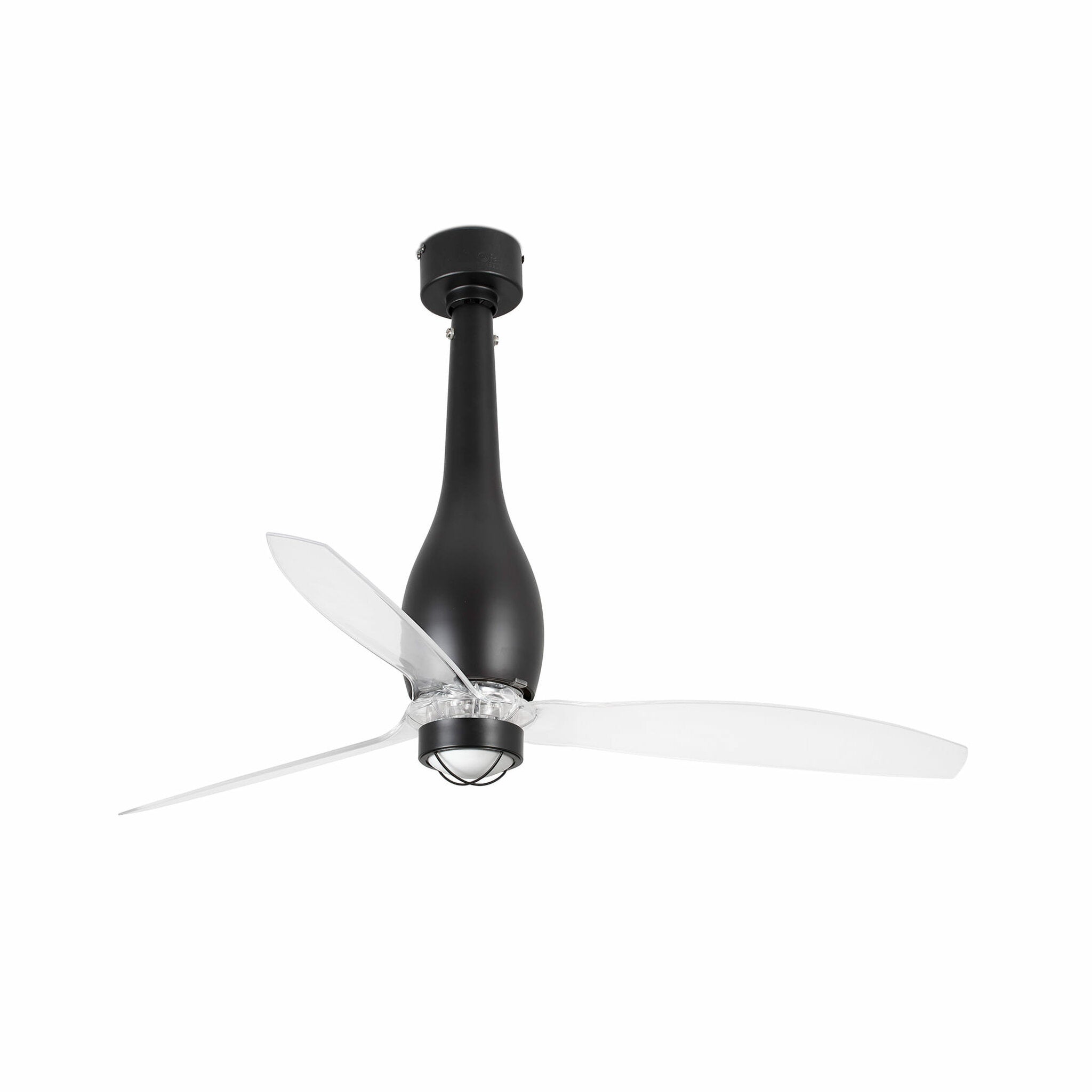 ETERFAN M LED Ventilateur noir mat/transparent DC | Leroy Merlin