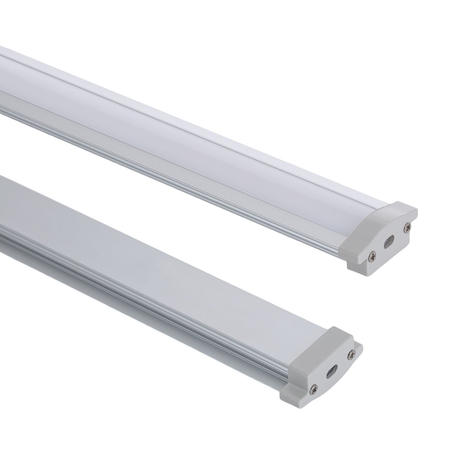 Ledkia Perfil Aluminio Estanco IP65 Empotrable 2m para Tira LED hasta 8 ...