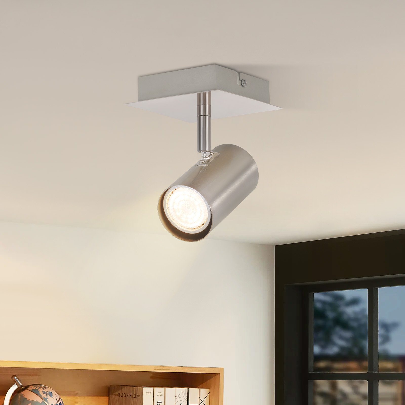 NETTLIFE Spot de plafond 1 flamme lampe de couloir GU10 - LED Spot de ...