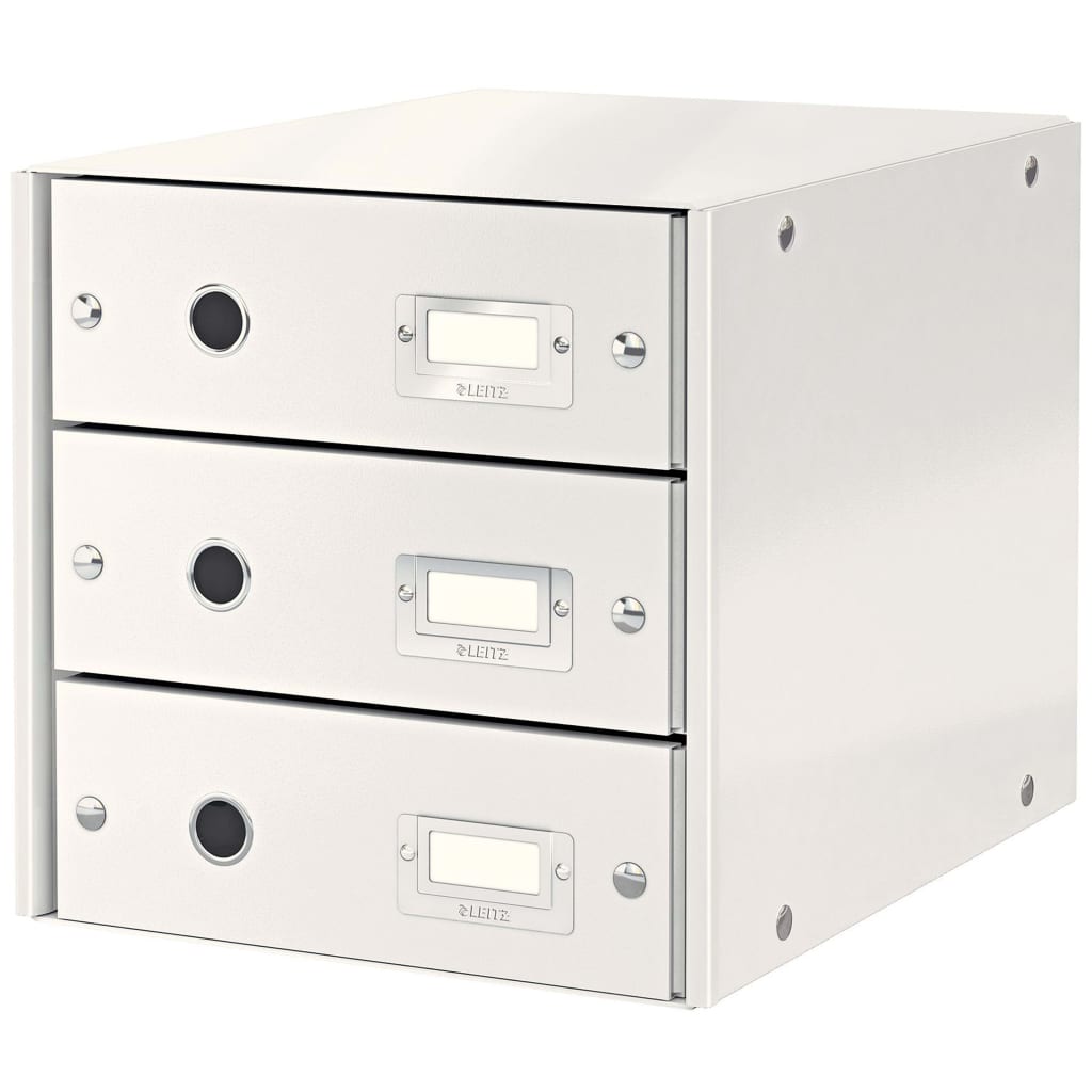 Bloc de Rangement pour Bureau 3 tiroirs A4 Wow - Blanc | Leroy Merlin