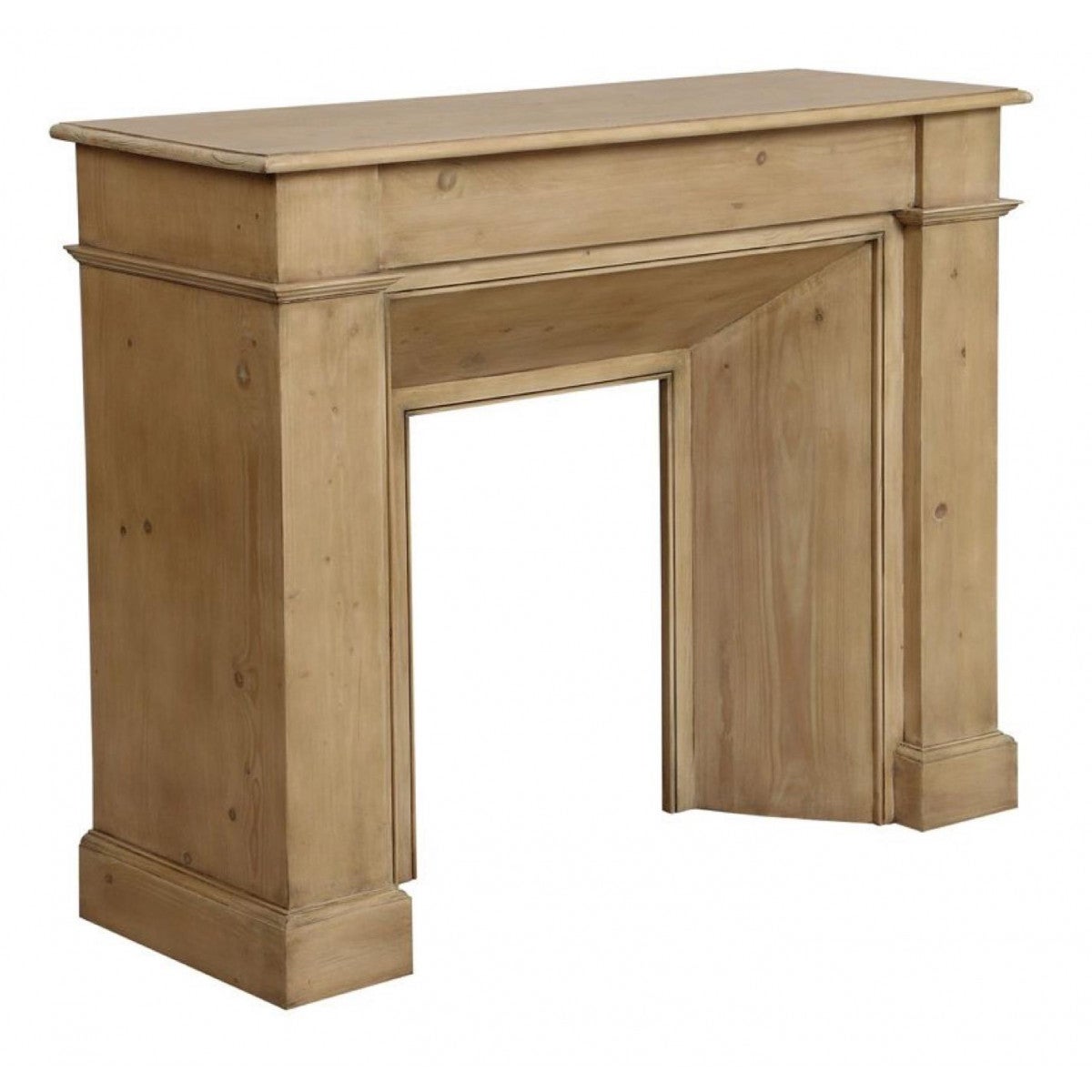 Tour De Cheminée Bois-MDF Marron - Natural Interior's | Leroy Merlin