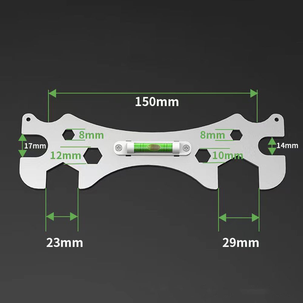 Clé Multifonctionnelle pour Robinet de Douche avec Niveau à Angle ...