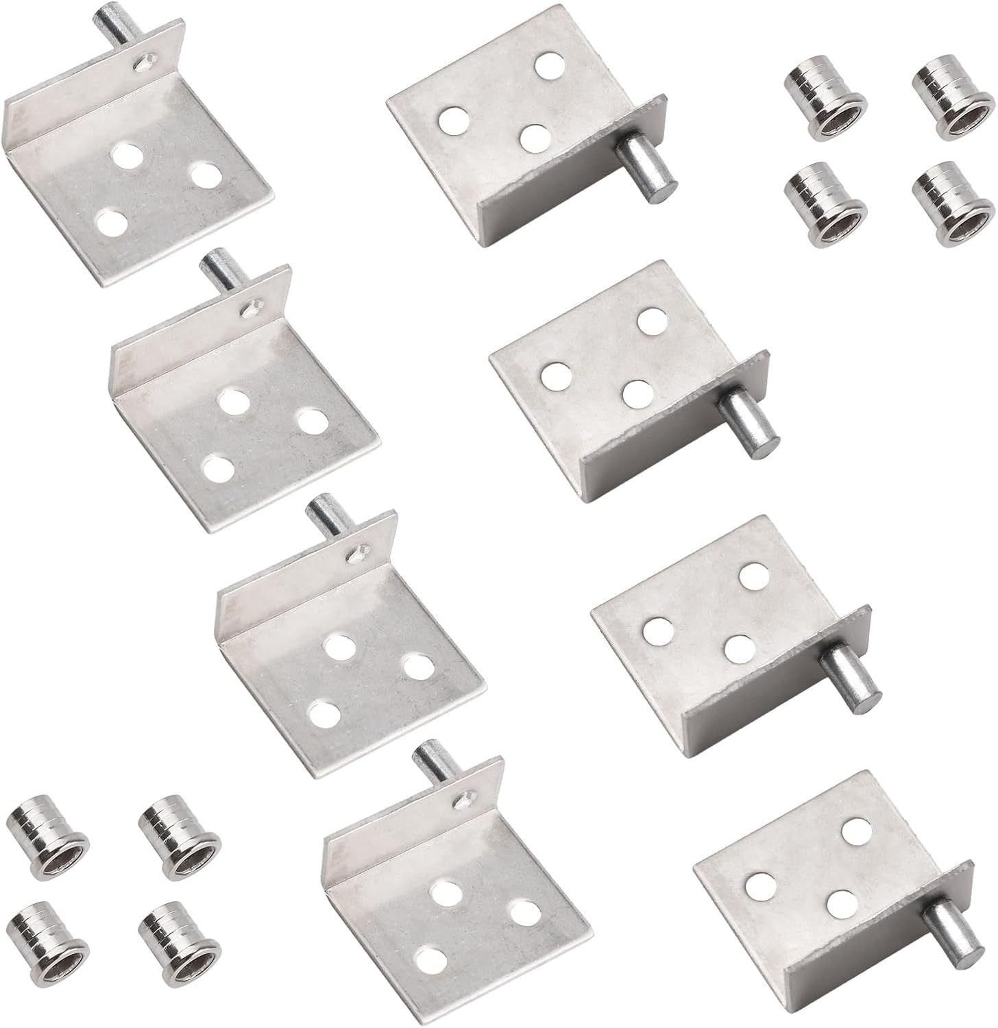 Pack de charnières pivotantes à axe dissimulé pour porte d'armoire en ...