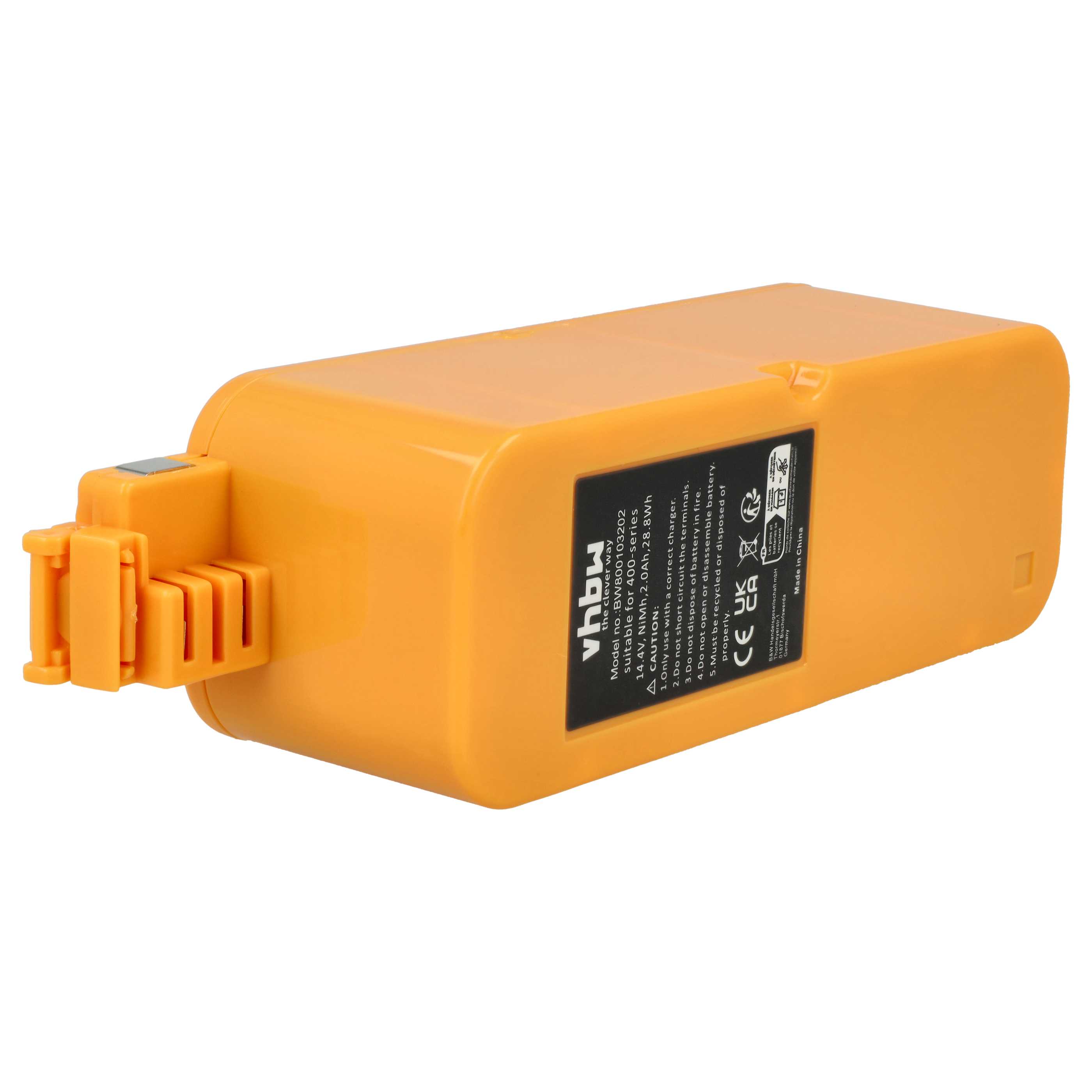 Vhbw Batterie NiMH 2000mAh(14.4V) compatible avec iRobot Roomba ...