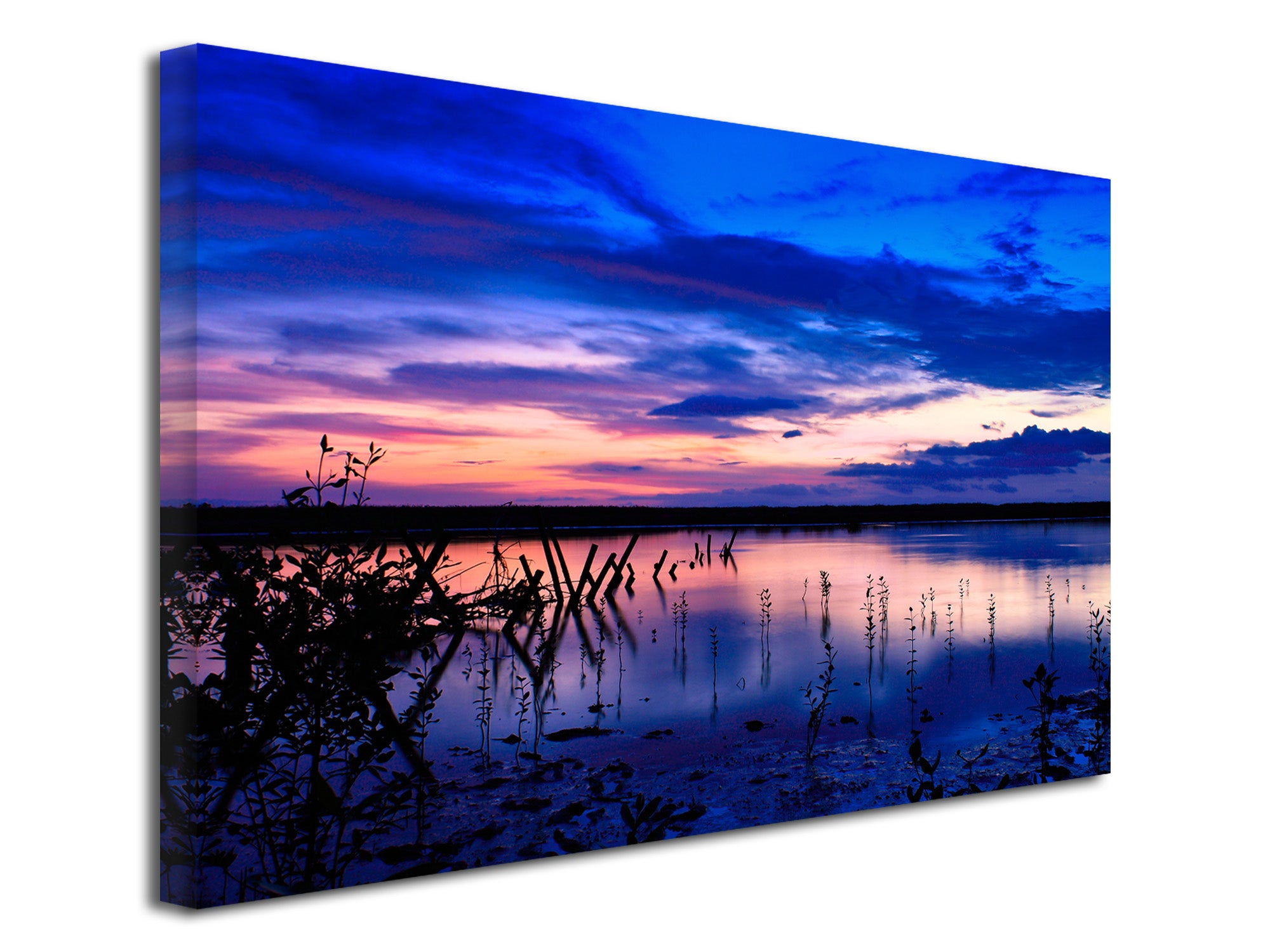 DECLINA, Tableau toile imprimée paysage, Tableau photo LEVER DE SOLEIL ...