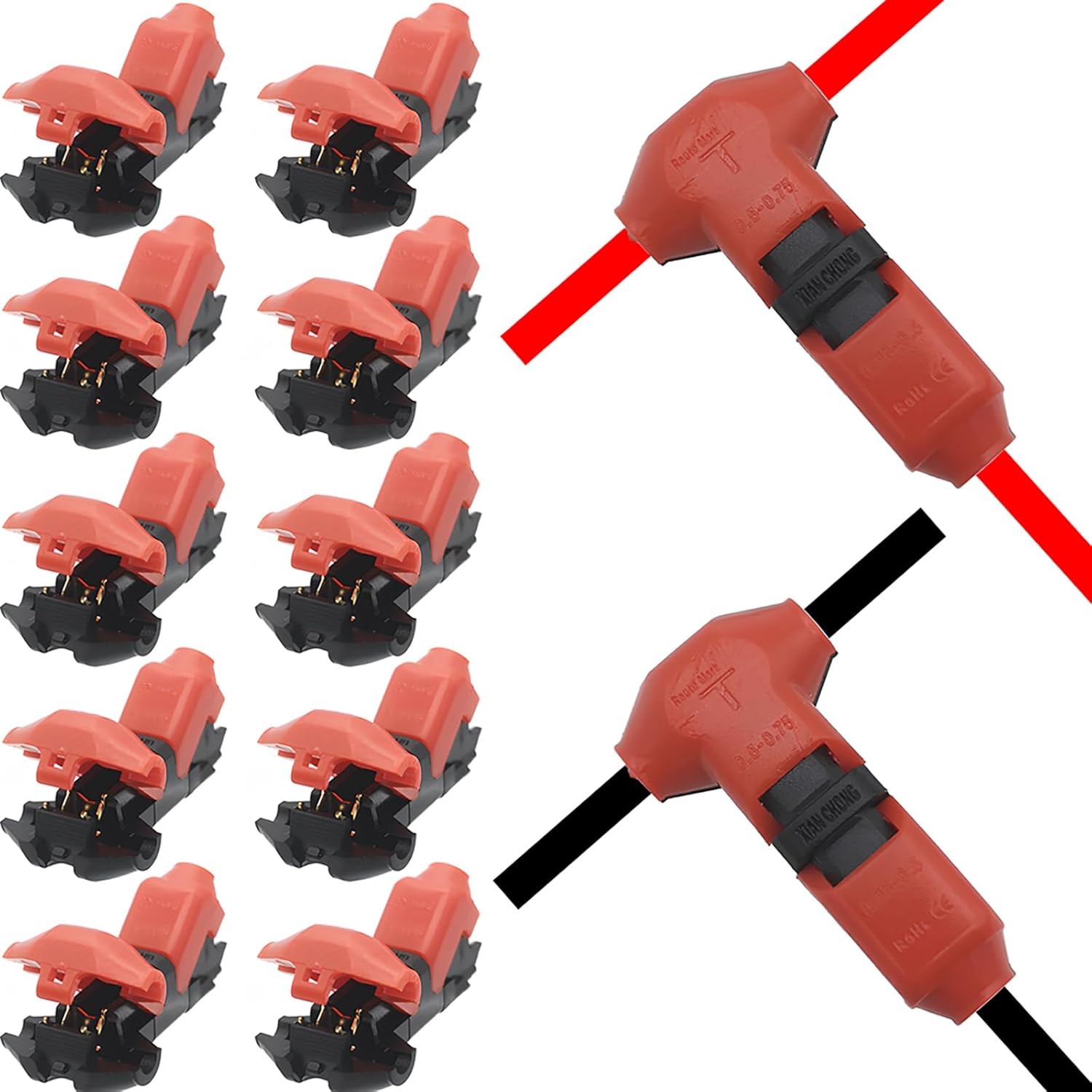 Conectores de cables de bajo voltaje, 10 piezas Conectores rápidos ...