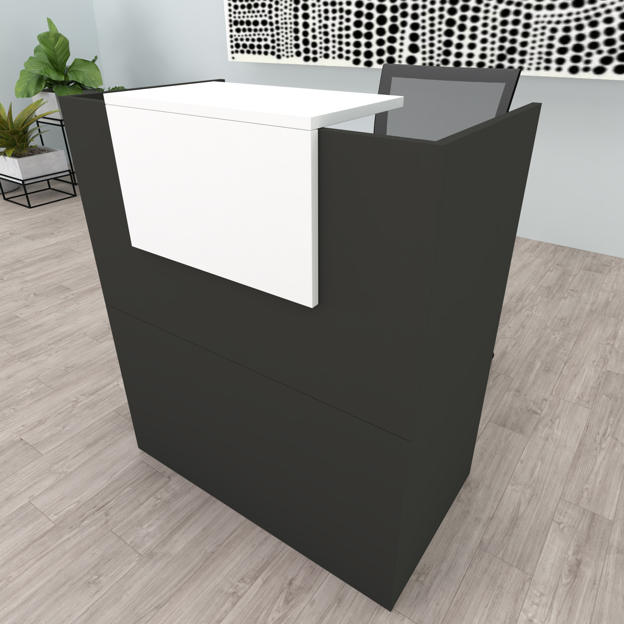 Henor Comptoir Oja. 80x50x107 cm Bois Avec table intérieure. Idéal pour ...