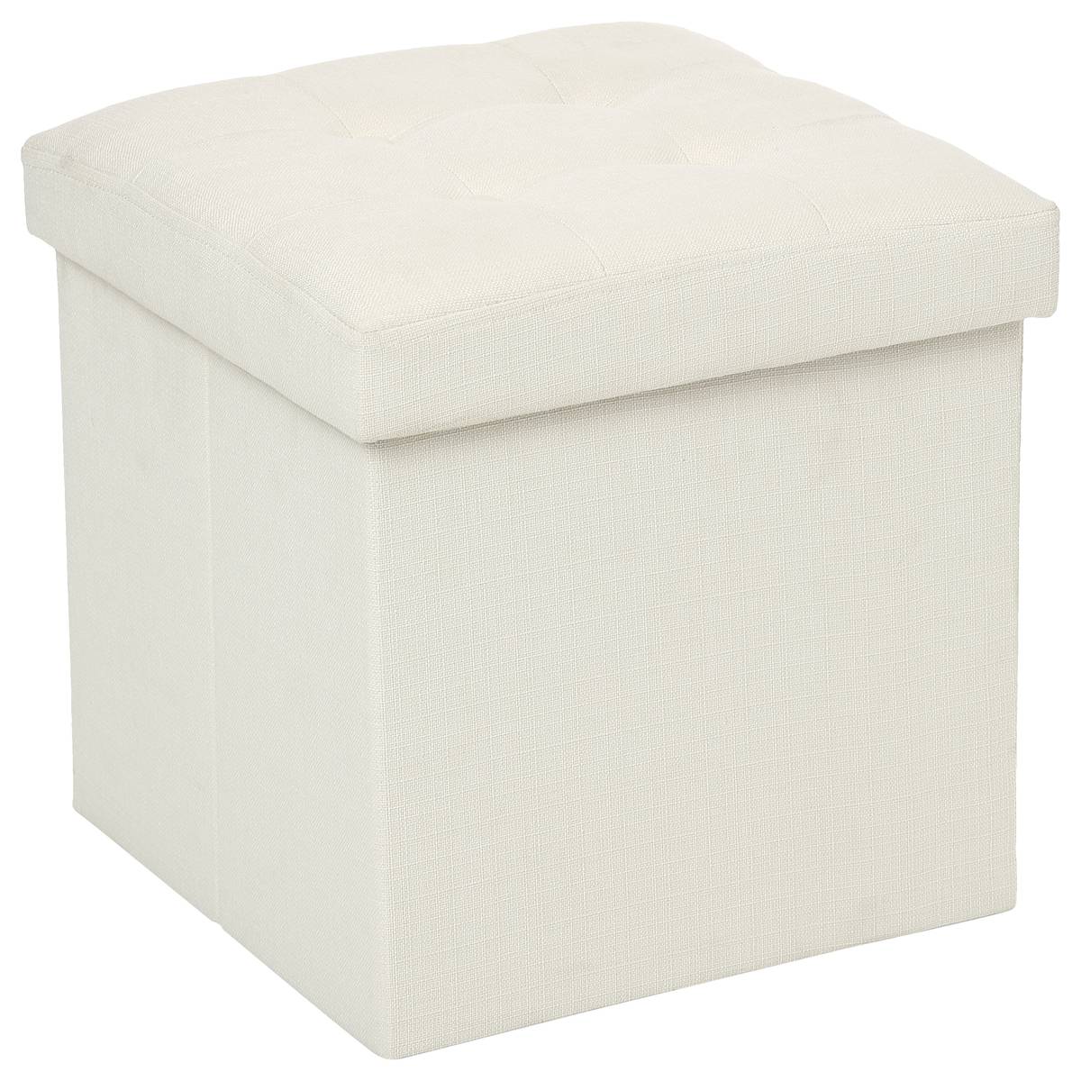 Atmosphera - Puff plegable 'Lysandre' beige | Leroy Merlin