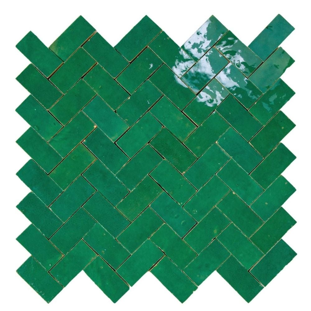 Zellige Marocain - Chevron - Carrelage mur - Terre De Zellige - (Vendu ...