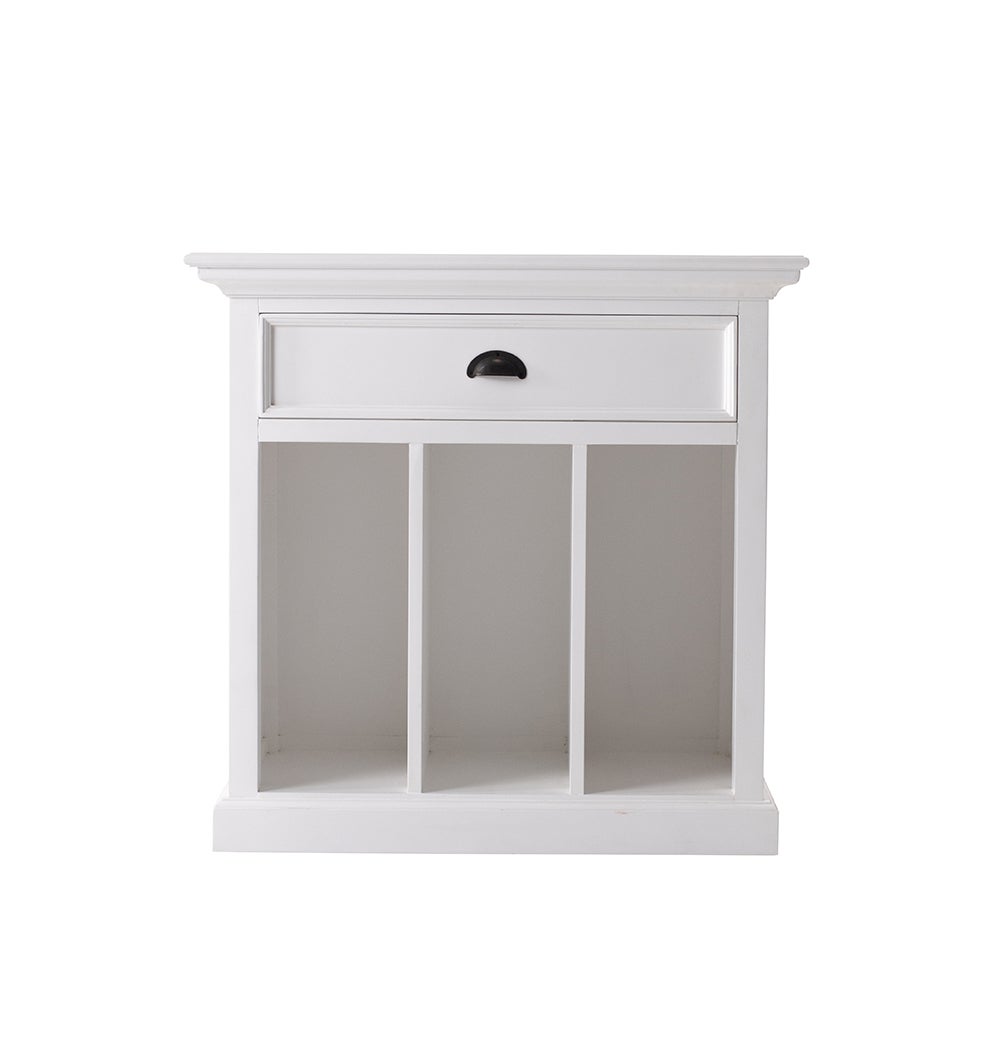 Halifax Grande table de chevet avec 3 espaces de rangement et 1 tiroir ...