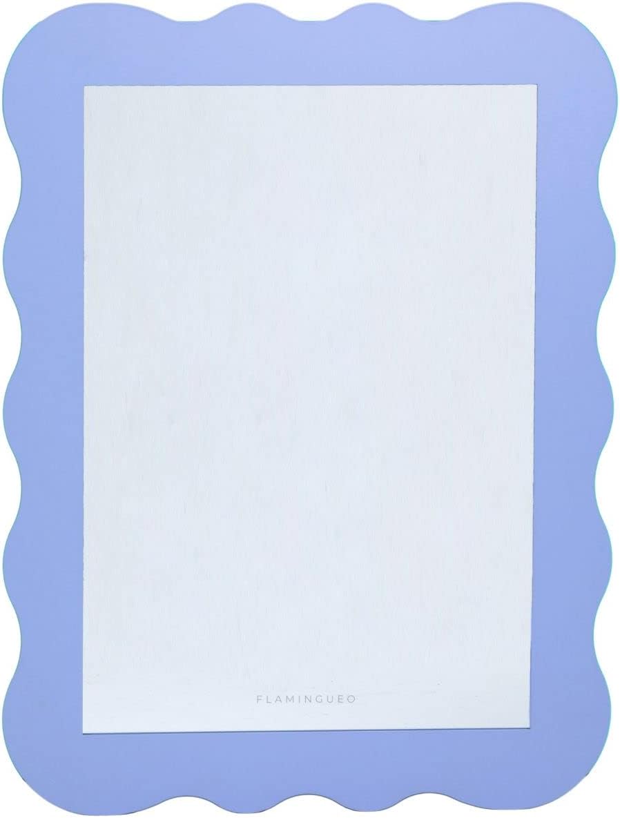 Flamingueo Lustro Ścienne Faliste Lustro Lustro Dekoracyjne 64x50x3cm ...