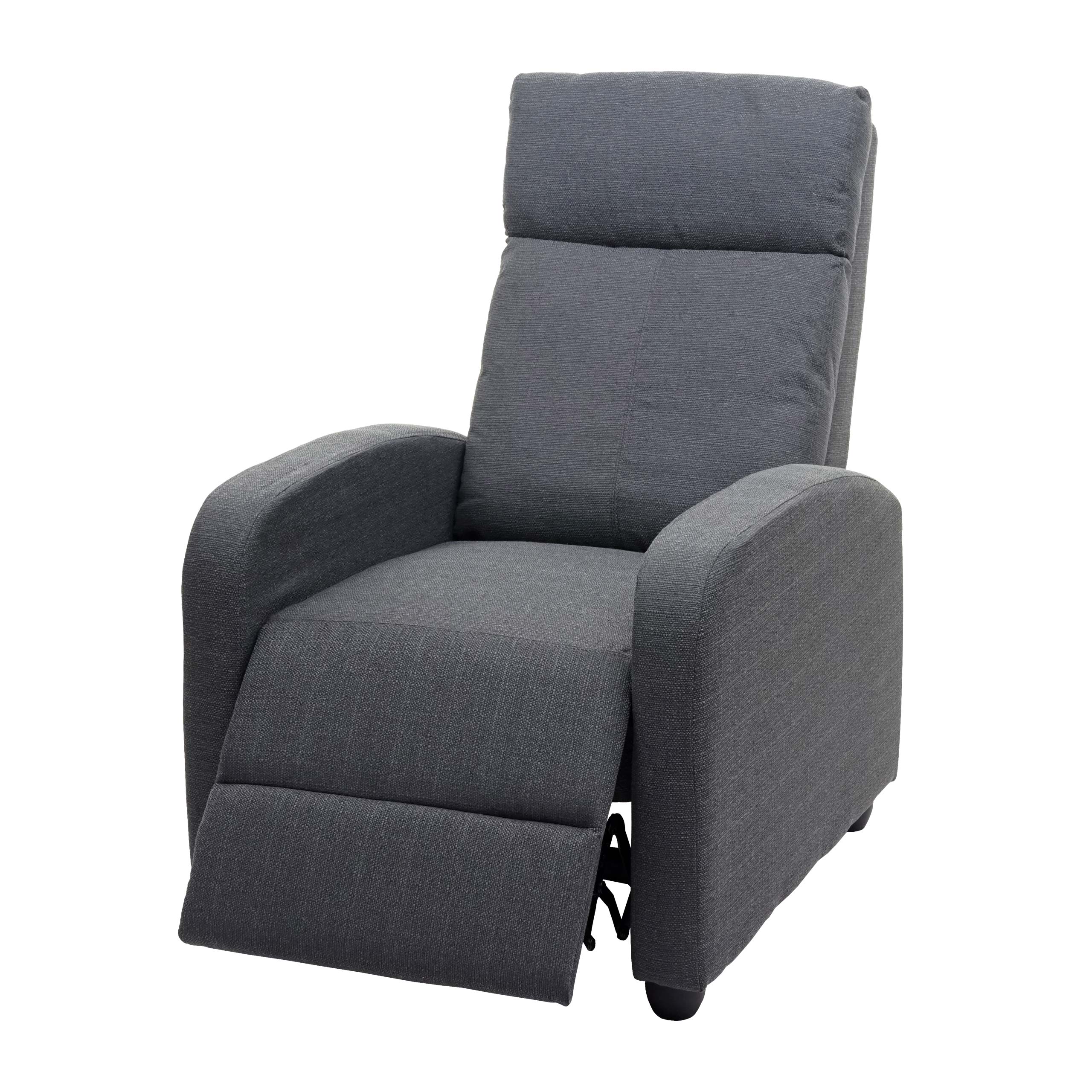 Fauteuil TV relaxation fonction d'inclinaison réglable tissu/textile ...