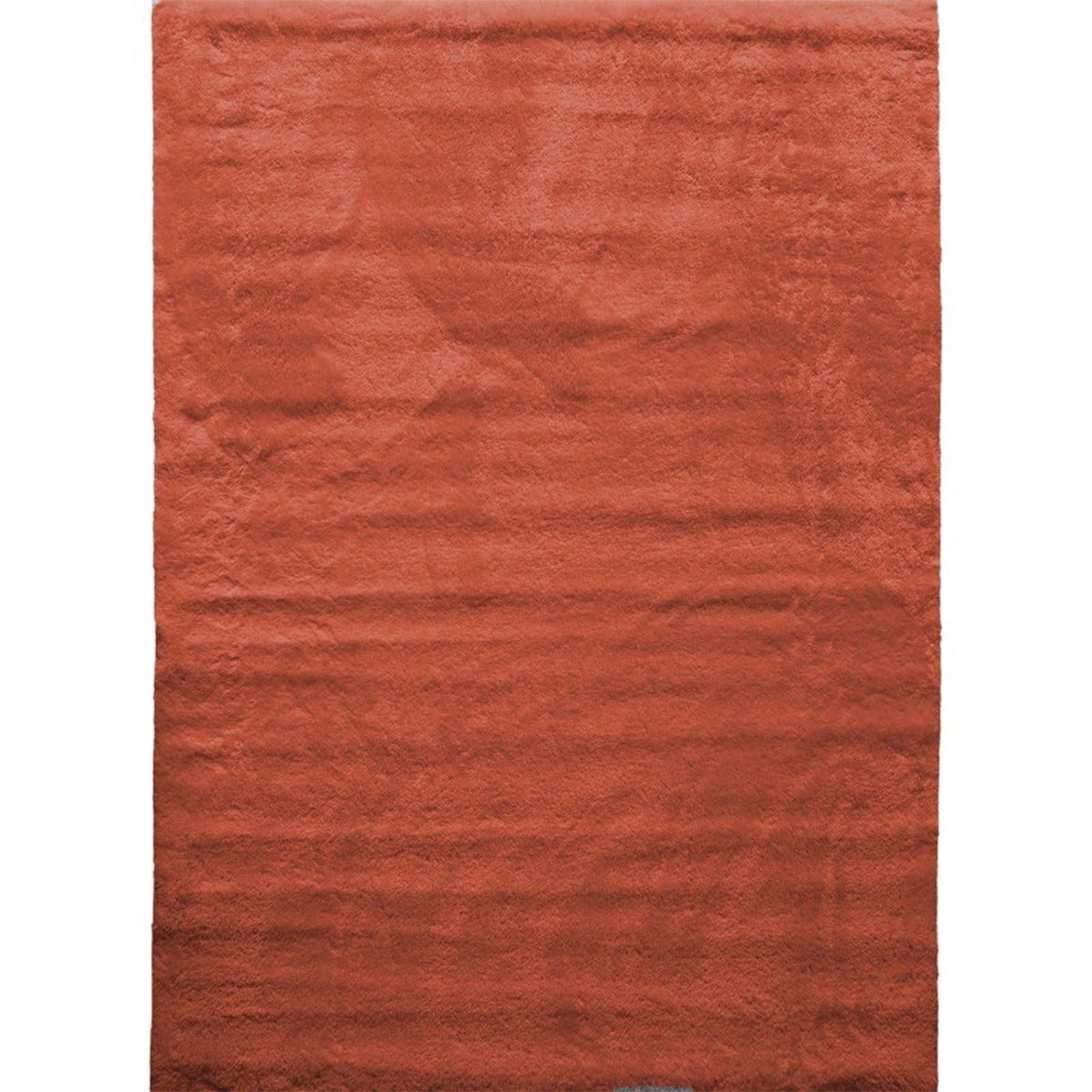 Tapis salon doux uni terracotta 190x290 | Leroy Merlin