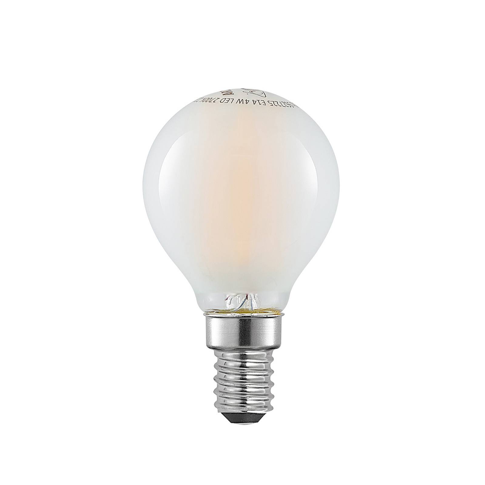 Arcchio bombilla a gota LED, E14, 4W, mate 2.700K, bombilla bombillas ...