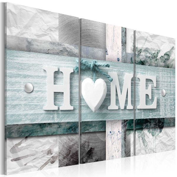 Tableau Vintage Turquoise Fusion 120x80 cm | Leroy Merlin