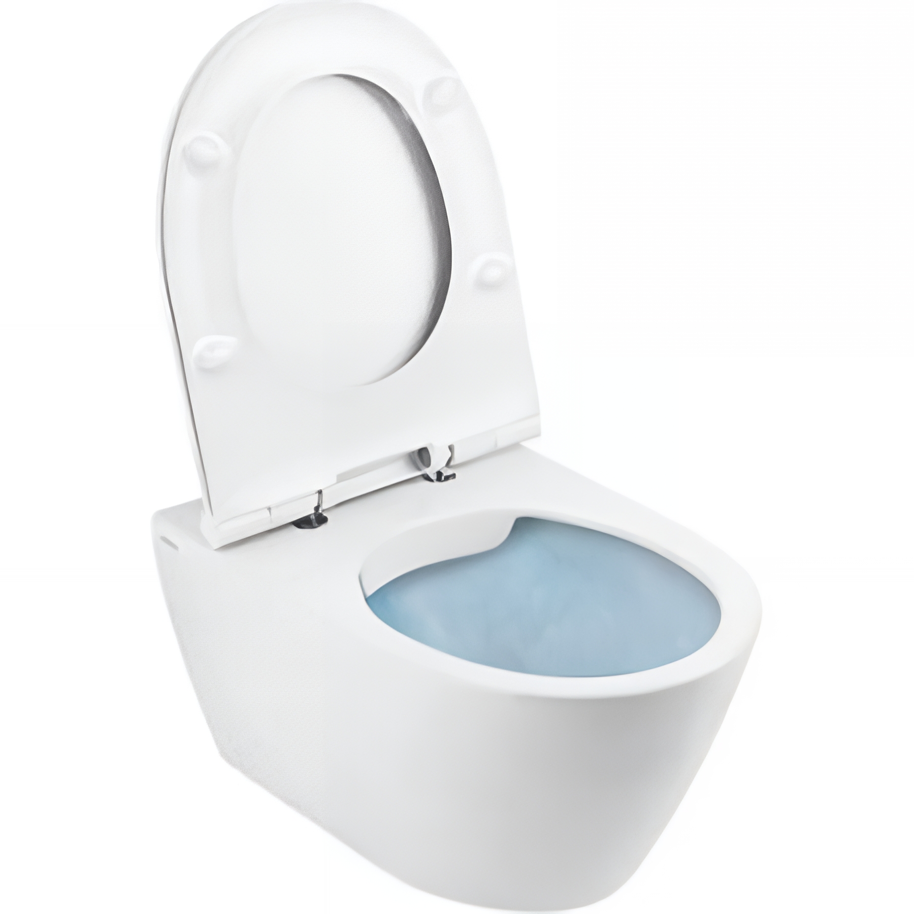 Cuvette de WC céramique traditionnelle SANINDUSA suspendue système d ...