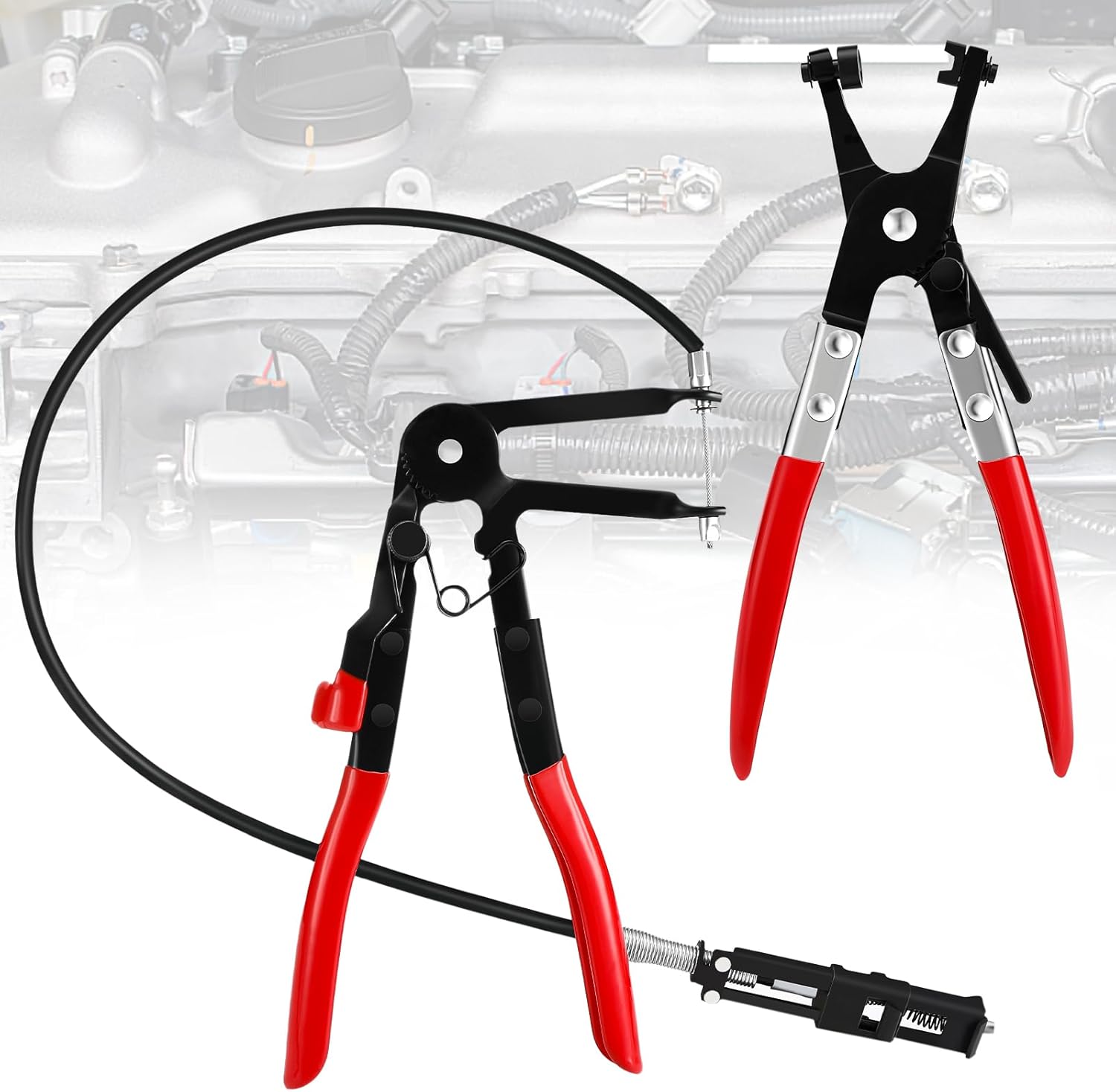 Pince Collier de Serrage Paquet de 2 Pince à collier de serrage avec col droit pour enlever et ...