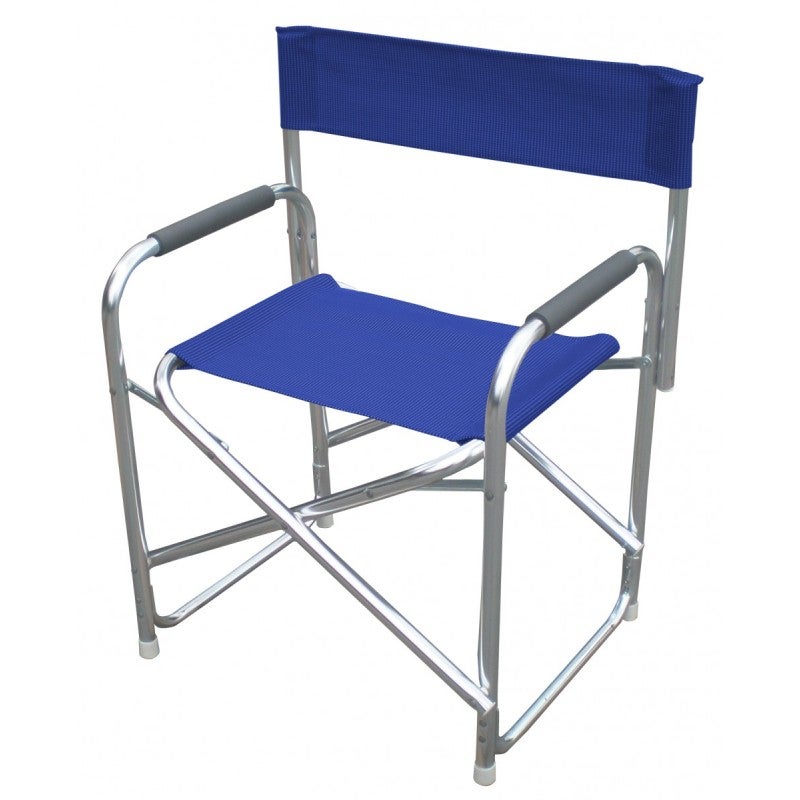 SILLÓN DE DIRECTOR PLAYA ALUMINIO AZUL | Leroy Merlin