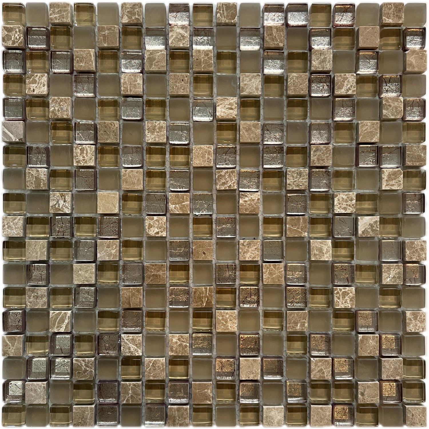 Multipack de 33 hojas de malla de mosaico de vidrio y piedra para baño ...