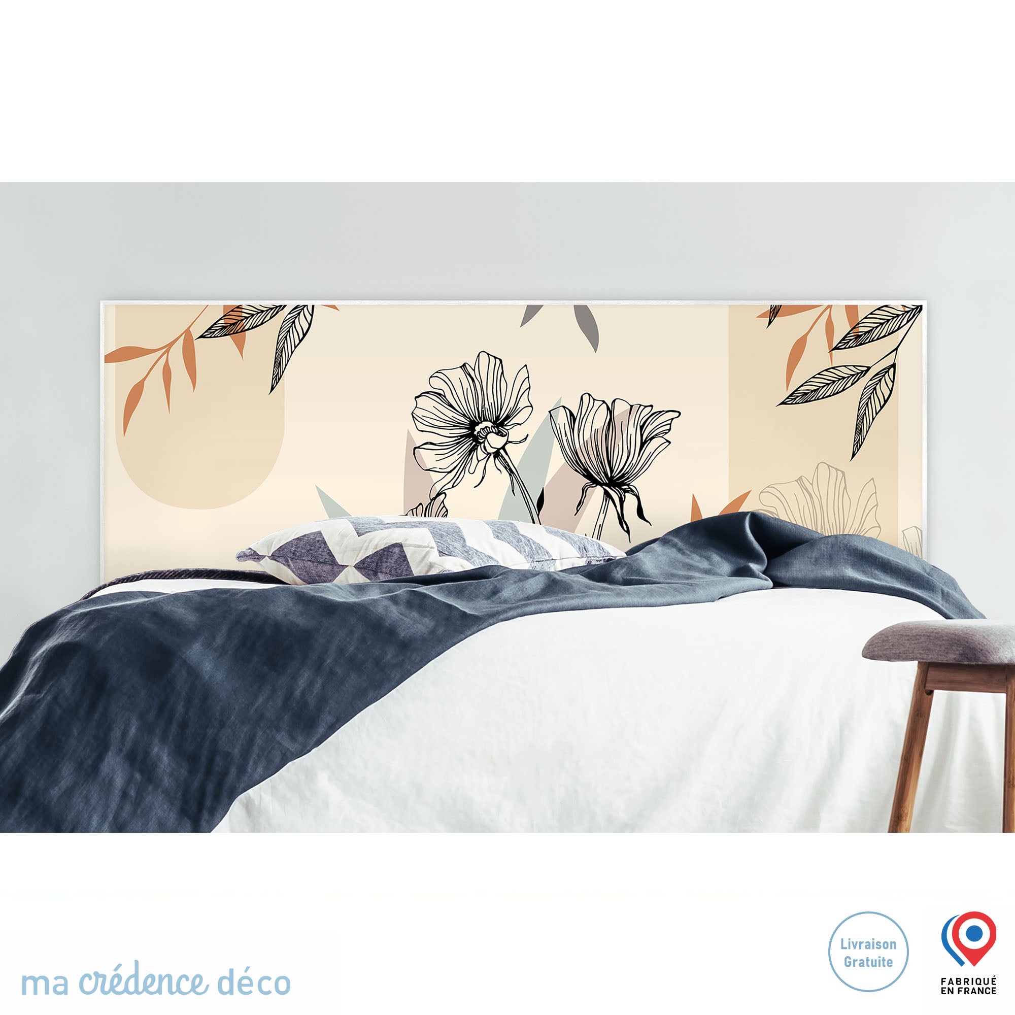 Tete De Lit Peinture Graphique