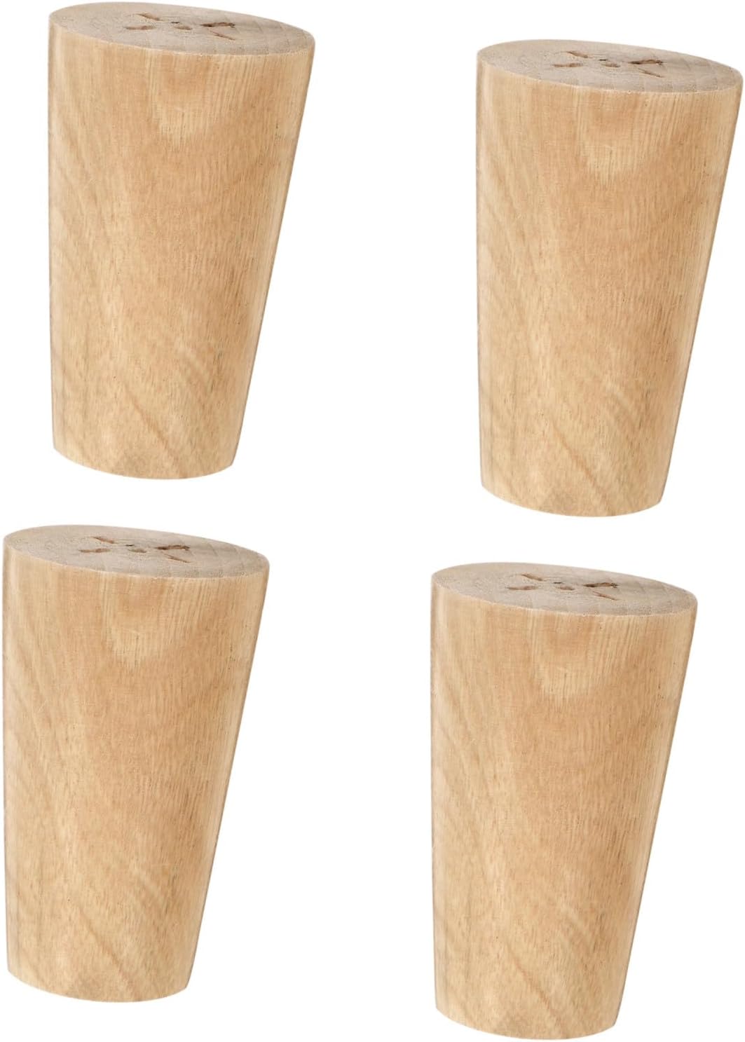 Pies de Muebles de Repuesto en Madera Blanca, Lote de 4 para Sofá ...