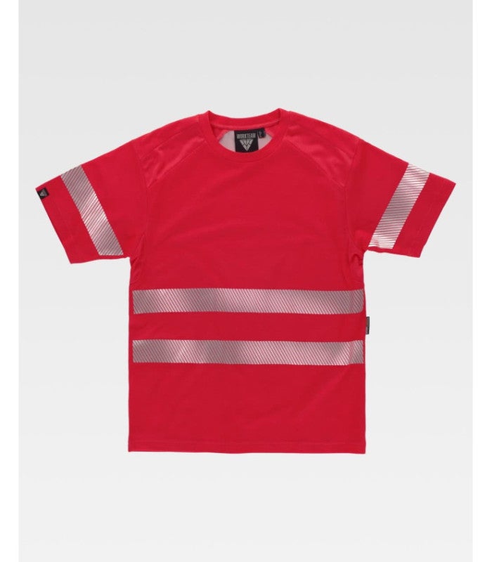 Camiseta de manga corta en micropiqué de poliéster con interior de ...
