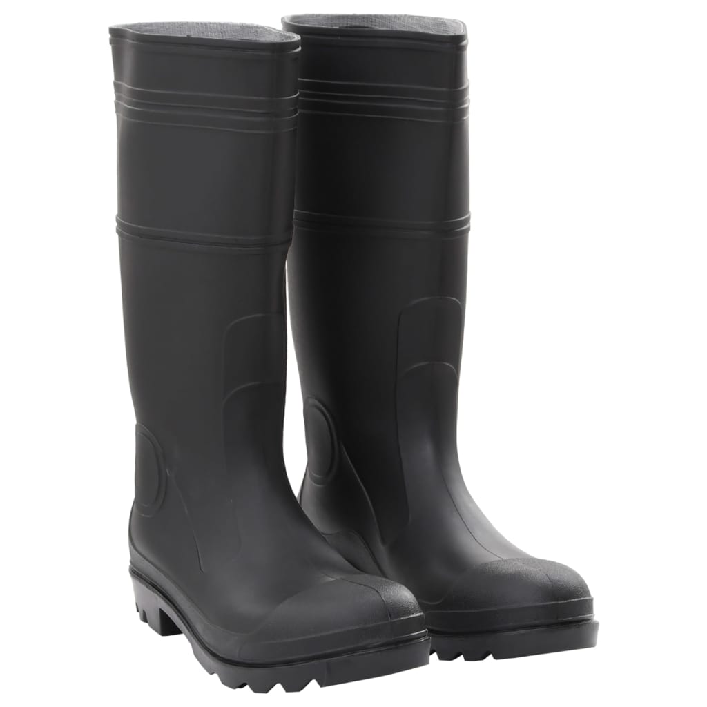 Bottes de pluie noir taille 45 PVC | Leroy Merlin
