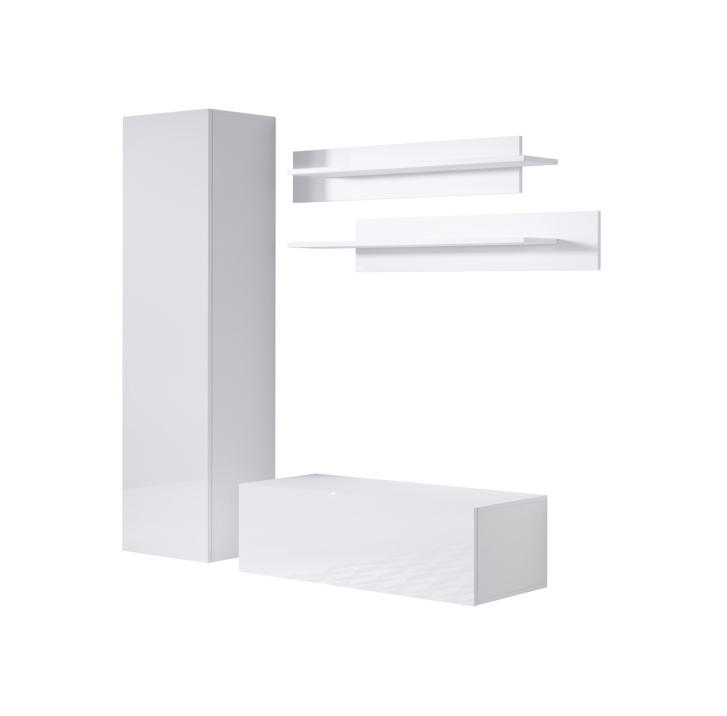 Ensemble de Meubles TV | Mur de Rangement | Meuble salon | Suspendu ...