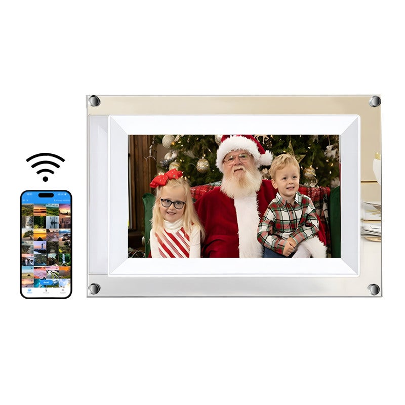 Cadre photo numérique NFT en acrylique, multifonctionnel Wi-Fi affiche ...