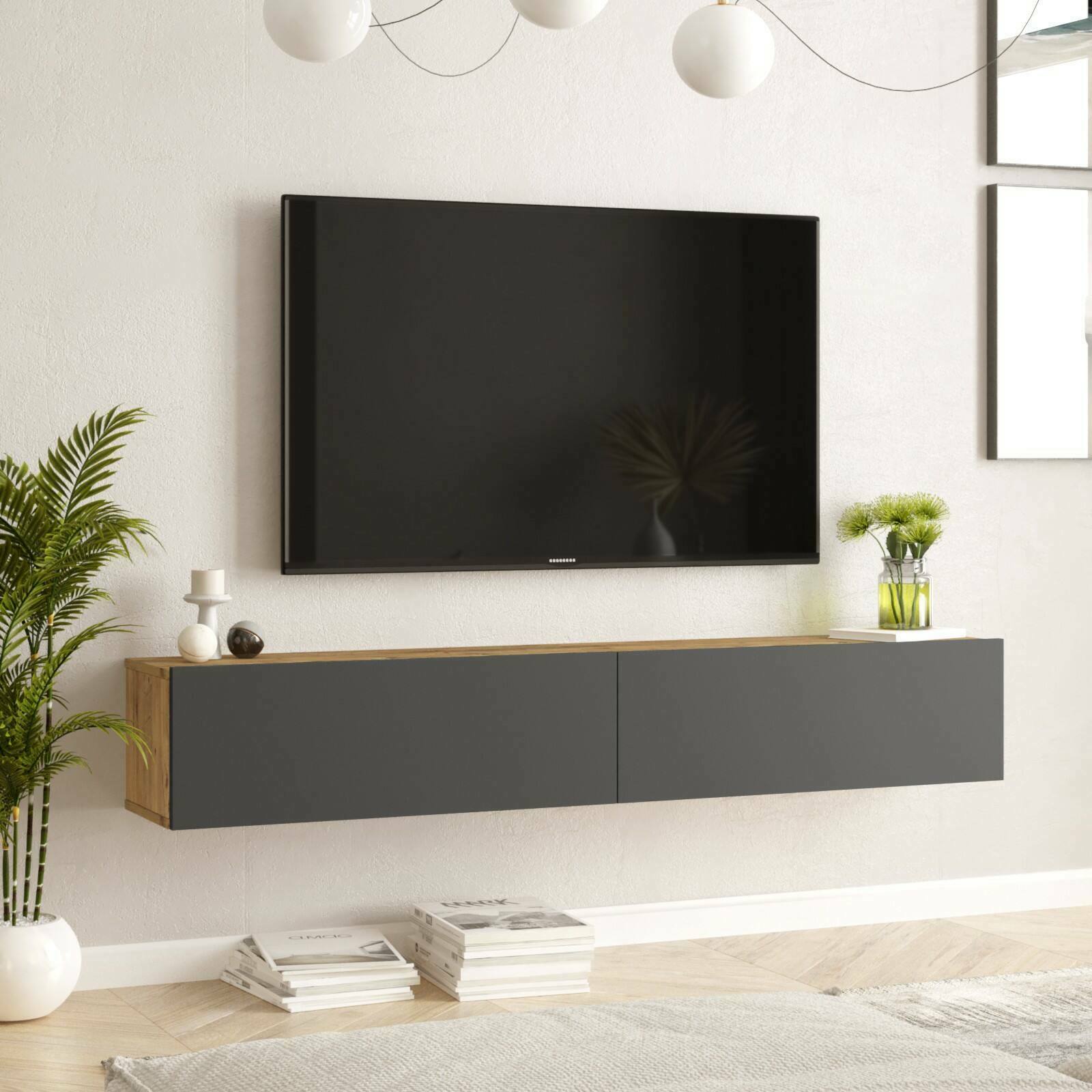 Mueble de televisión Thebe, Aparador de salón, Mueble bajo para TV ...